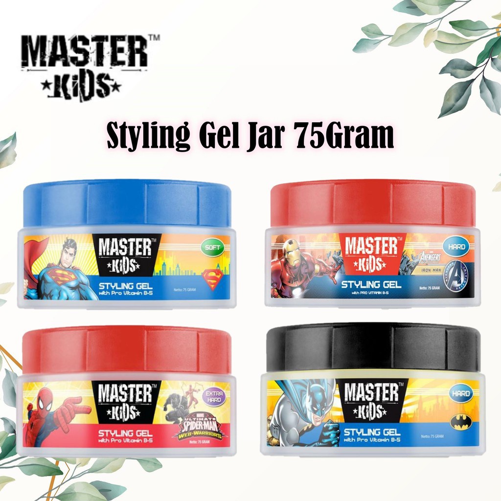 Jual MASTER KIDS STYLING GEL 75G | Shopee Indonesia