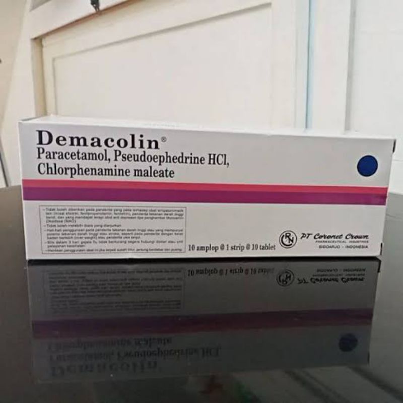 Jual DEMACOLIN TAB PER STRIP (@10 TABLET) | Shopee Indonesia