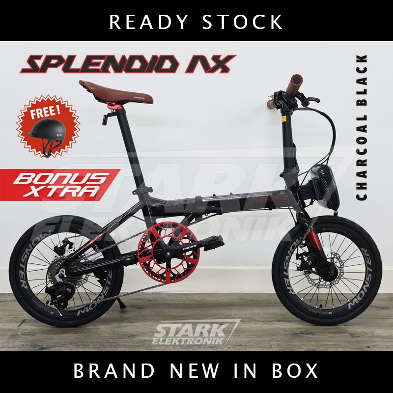 Jual Pacific SPLENDID AX VT 16 inch Sepeda Lipat Folding Bike | Shopee ...