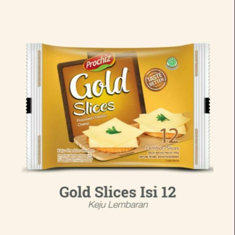 Jual KEJU PROCHIZ GOLD CHEDDAR 160gr / PROCHIZ Slices / Keju Cheddar ...