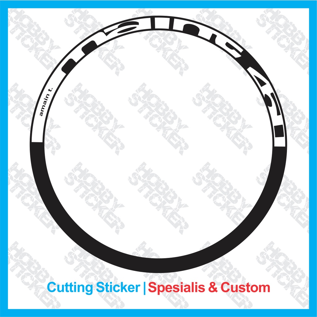 Jual Stiker Rim Amaint Road Bike Fixie Sticker 29 700c Decal Custom ...