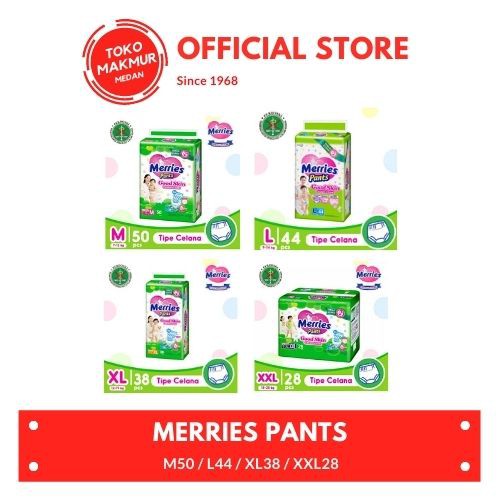 Jual MERRIES PANTS M48 / L42 / XL38 / XXL28 | Shopee Indonesia