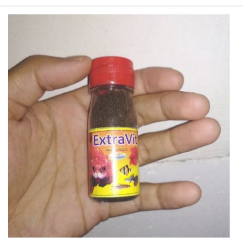 Jual ExtraVit Micro Pellet Untuk Ikan Cupang | Shopee Indonesia