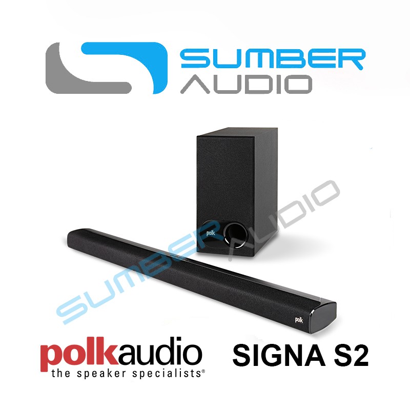 Jual Polk Audio Signa S2 S-2 Dolby Soundbar Bluetooth Subwoofer 5.25 ...