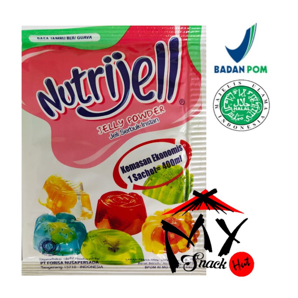 Jual NUTRIJELL JAMBU 10GR - NUTRIJEL GUAVA JELLY POWDER - SERBUK JELI ...
