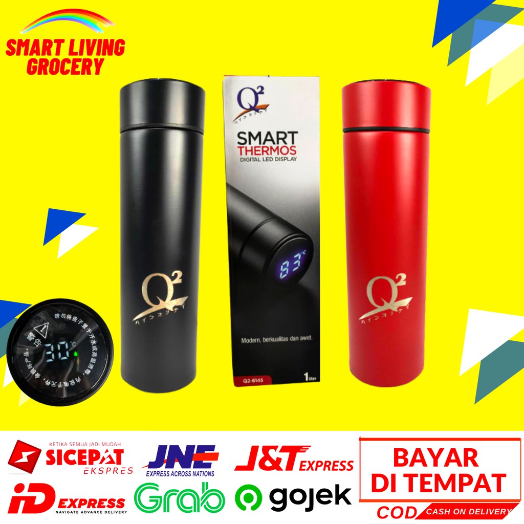 Jual SMART THERMOS DIGITAL TERMOS BOTOL MINUM PENYIMPAN AIR PANAS ...