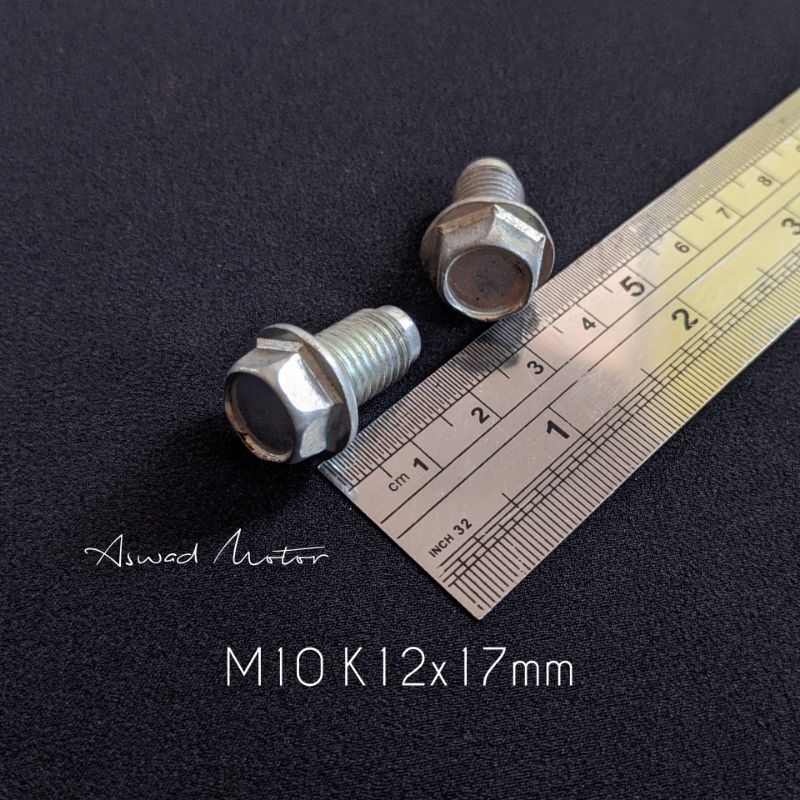 Jual Baut Topi M10x100mm M10x90 M10x80 M10x70 M10x60 M10x40 M10x25 ...