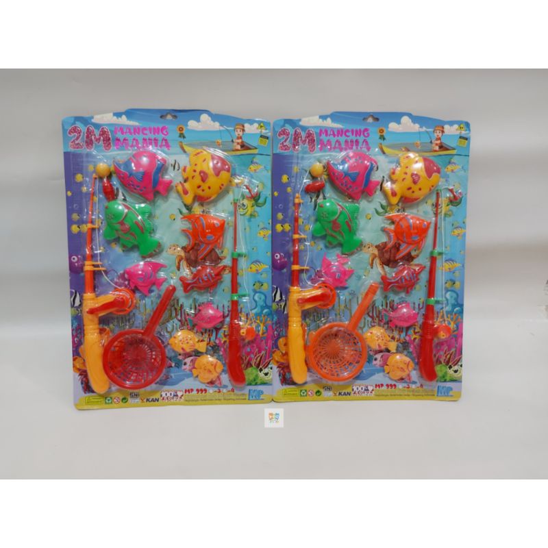 Jual Mainan Pancing Magnet Ikan - Fishing Toy Mancing Mania | Shopee ...