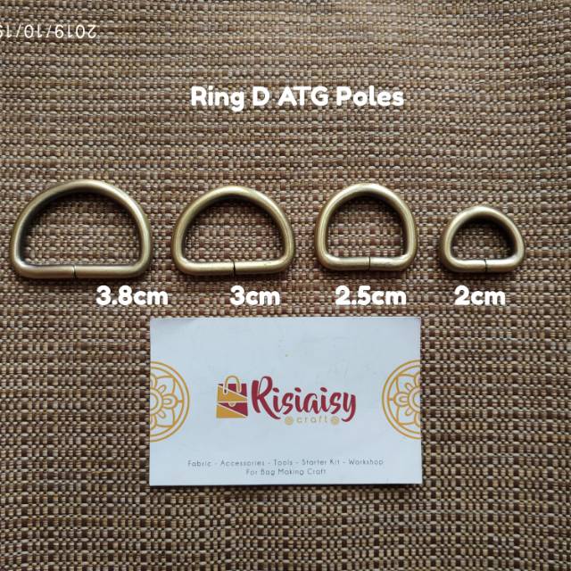 Jual PROMOO!! Ring D Bahan Atg poles Paling Tebal ( 5mm) isi 1lsn ...