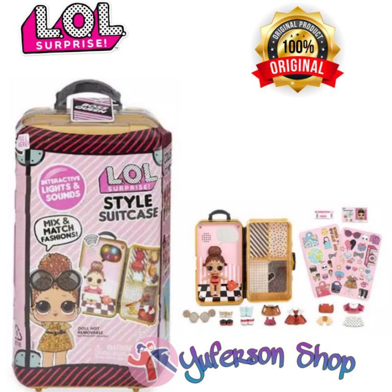 Jual LOL Surprise Style Suitcase Suit Case Electronic Playset - Boss ...