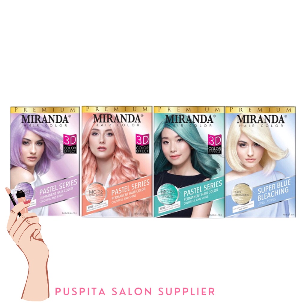 Jual MIRANDA Hair Color Pastel Series | Semir Pewarna Rambut Pastel ...
