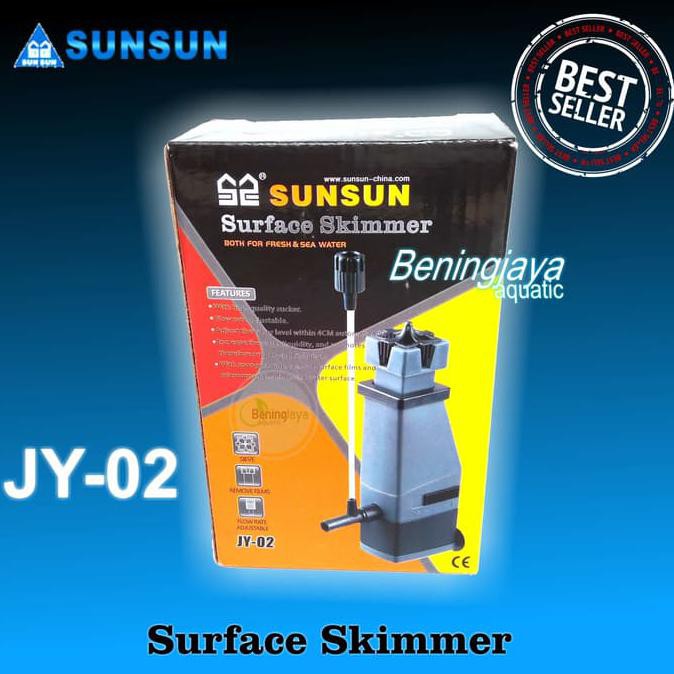 Jual SUNSUN JY-02 Surface Skimmer , Oil Silk Removal | Shopee Indonesia