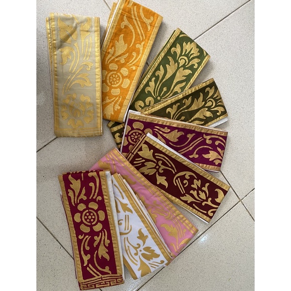 Jual Umpal Prada Ikat Pinggang Pengantin Bali Pria/ Kain Lelunakan Bali ...