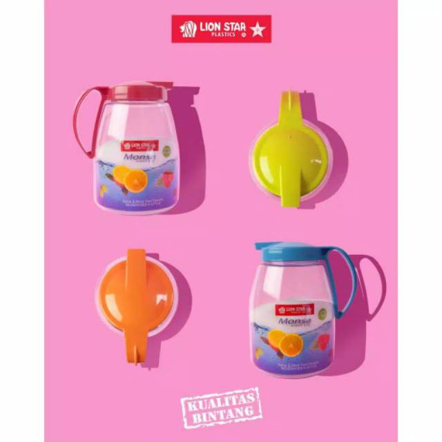 Jual Jug Eskan Pitcher Water Jug Teko 2,1 liter Lion Star Monsa | Shopee Indonesia