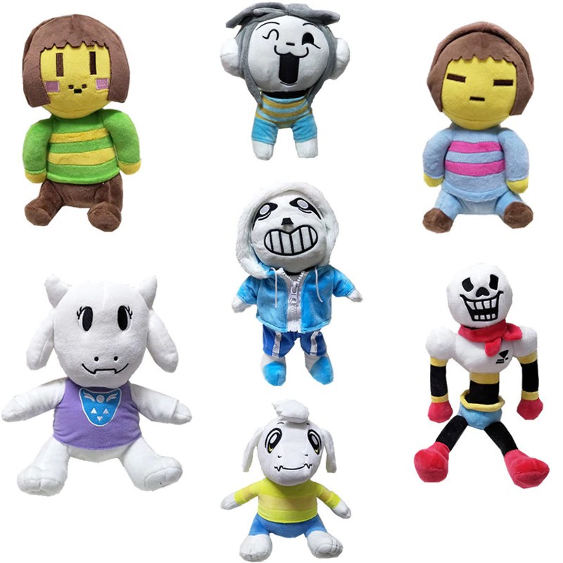 Jual 13 Styles Undertale Plush Toys Doll 20-40cm Undertale Sans Papyrus ...