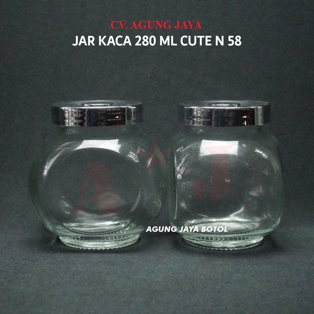 Jual Jar Kaca 280 ml Duduk Clear | Shopee Indonesia