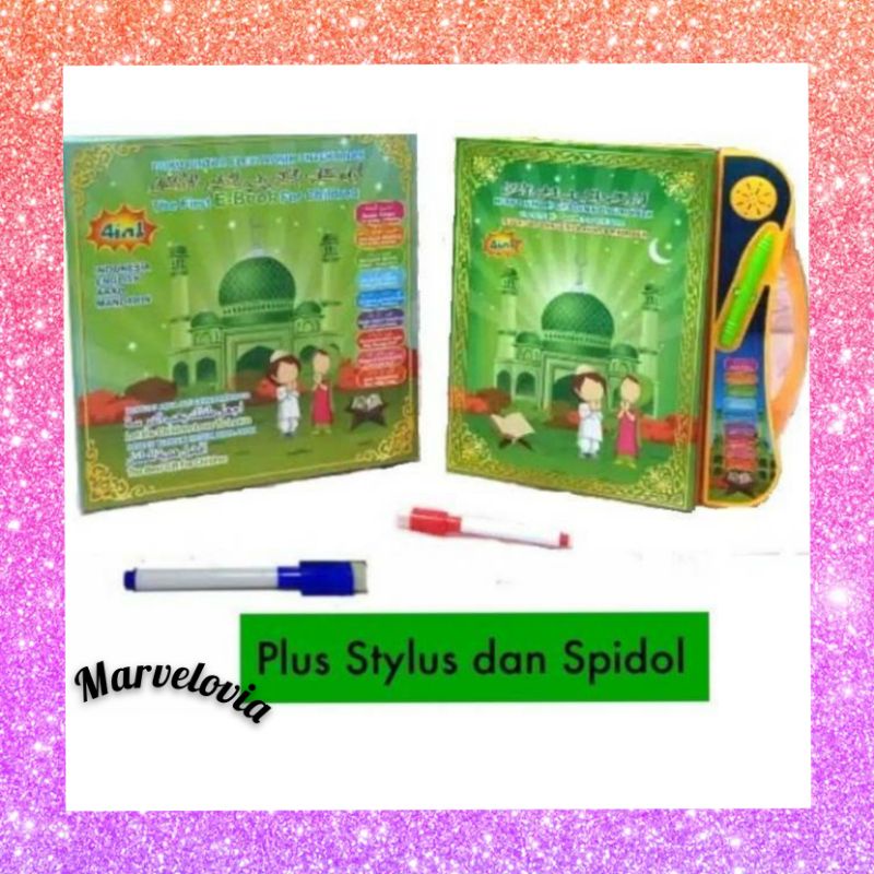 Jual marvelashop | LED 2 Pen Ebook 4 Bahasa Mainan Anak playpad Edukasi ...