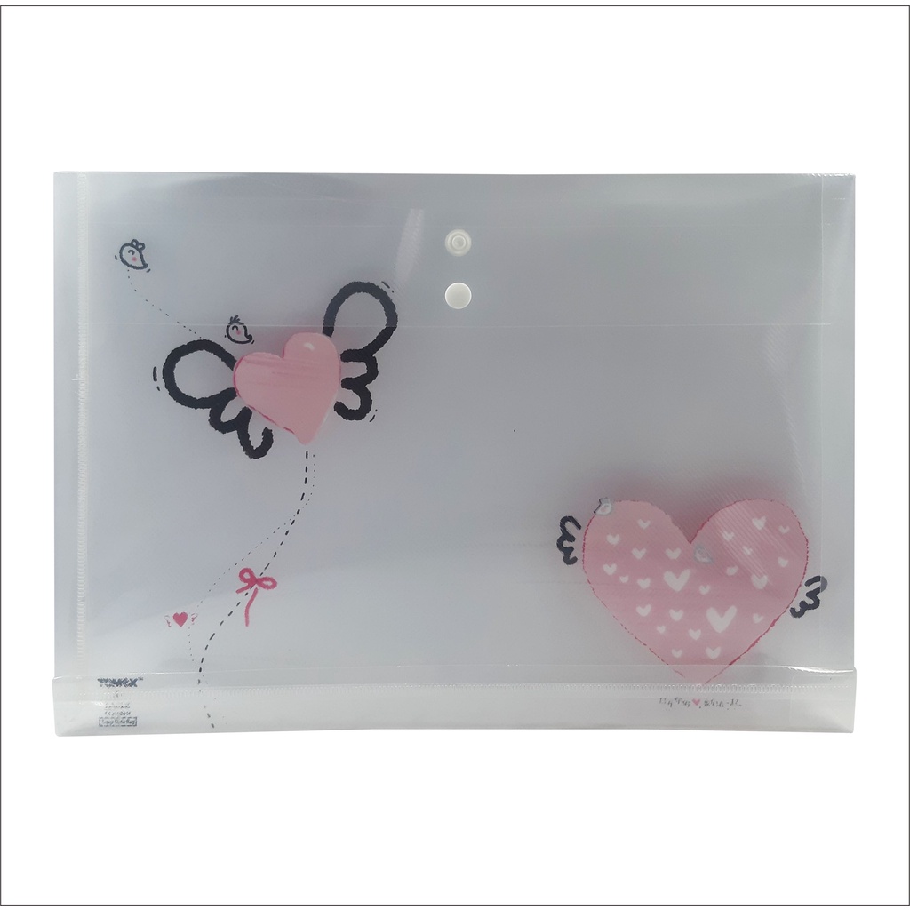 Jual Map Plastik TOMEX F4 Motif Mixed Map Kancing Plastik Punggung Data ...