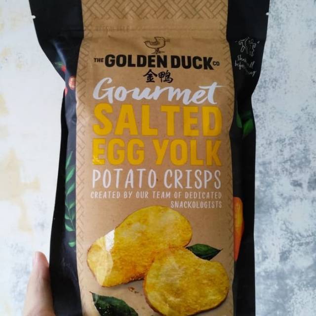 Jual Golden Duck Gourmet Salted Egg Yolk Potato Ridges 80 Gram (Singapore) | Shopee Indonesia