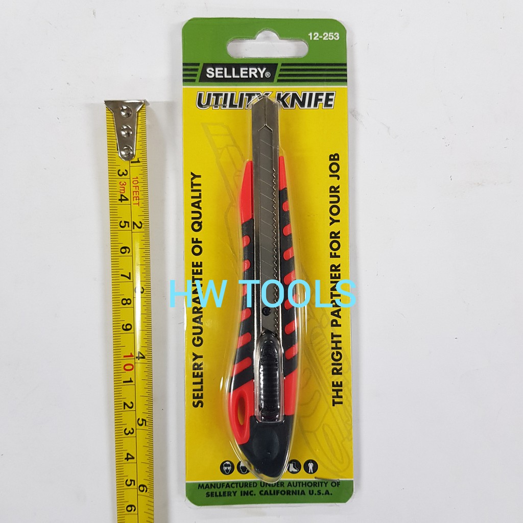 Jual UTILITY KNIFE / CUTTER / PISAU POTONG SERBAGUNA 12-253 SELLERY ...