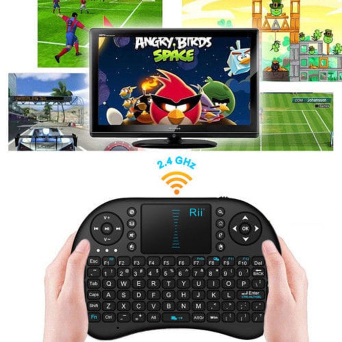 Jual Mini Keyboard Wireless i8 2.4G Handheld Keyboard For PC Android TV ...