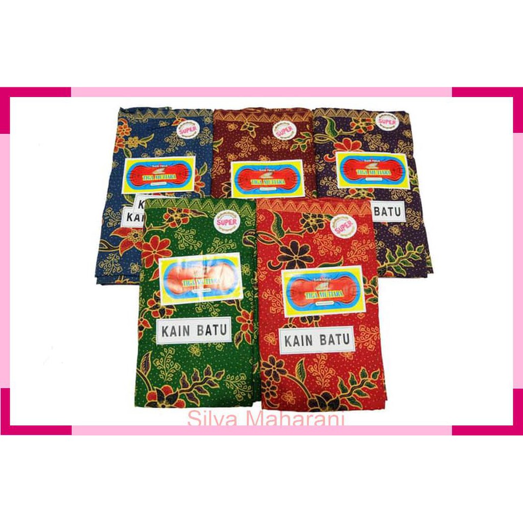 Jual Kain Batik Halus Tiga Mutiara / Batik Wanita / Kain Batik - Random ...