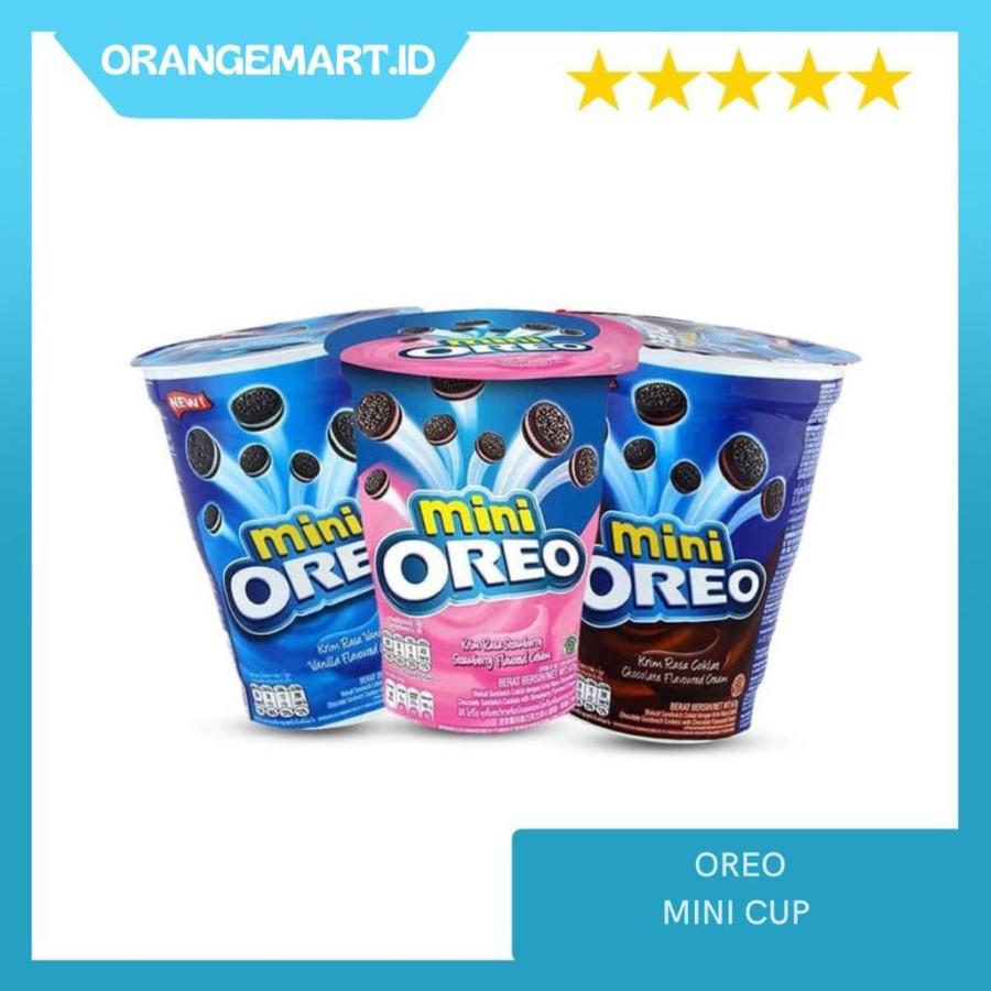 Jual OREO MINI CUP 62GR ALL VARIANT MINI COOKIES WAFER BISKUIT RASA ISI ...