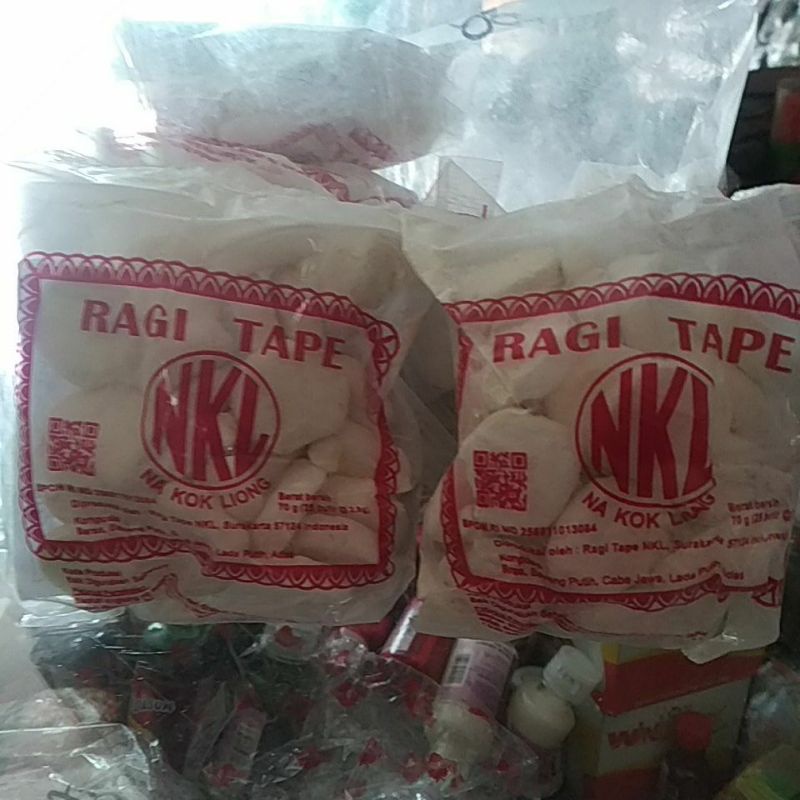 Jual RAGI TAPE NKL / ragi tape 70gr(25butir)free kardus | Shopee Indonesia