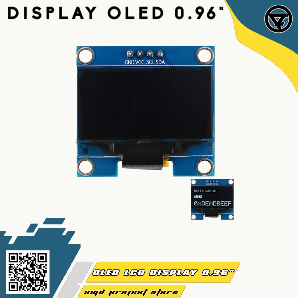Jual OLED LCD Display Module 0.96 inch I2C IIC Arduino Modul 128X64 ...