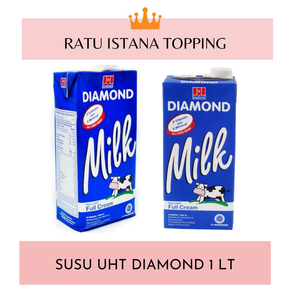 Jual UHT DIAMOND 1 LT / SUSU UHT DIAMOND 1 LT | Shopee Indonesia