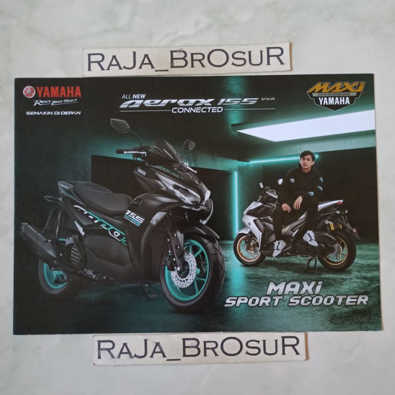 Jual Poster brosur katalog leaflet Yamaha Aerox 155/Yamaha Aerox155 VVA ...