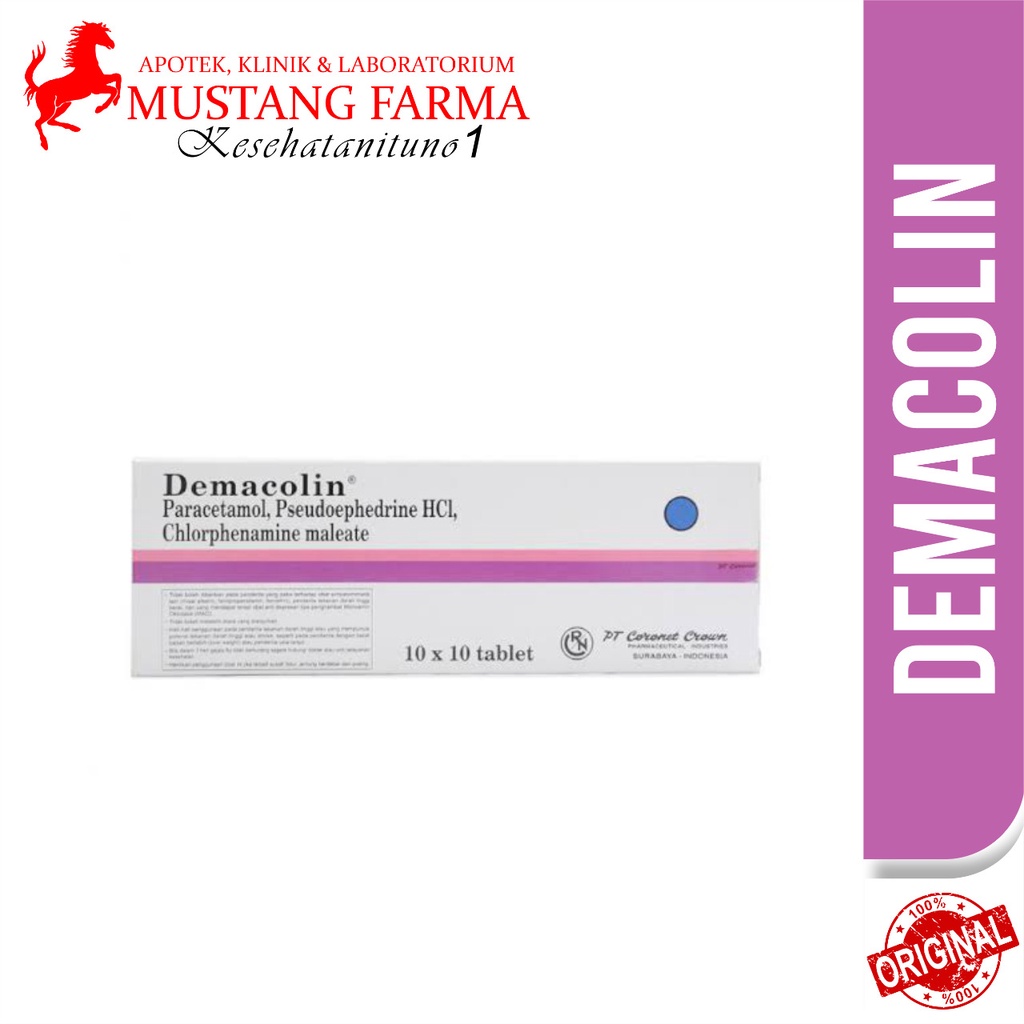 Jual Demacolin Tablet obat demam pilek strip murah | Shopee Indonesia