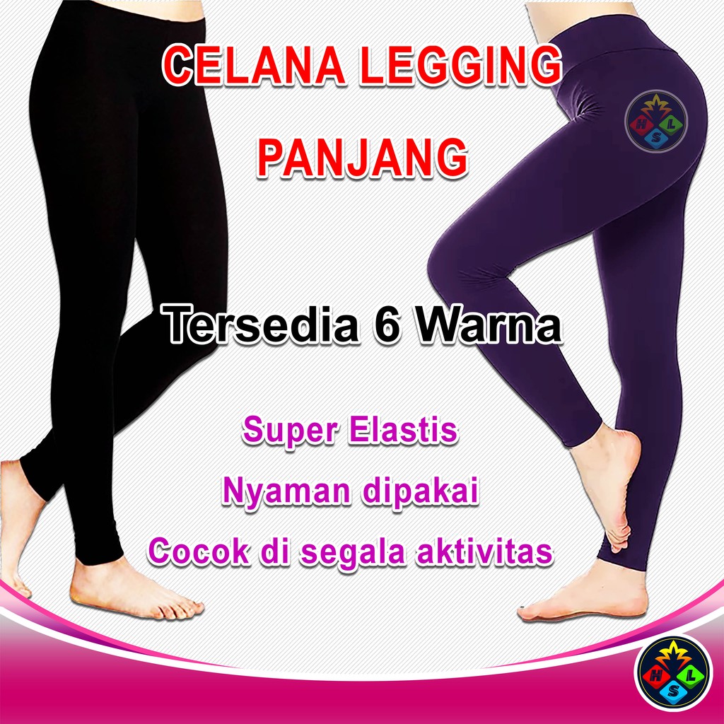Jual Celana Legging Wanita Polos Panjang Berkualitas | Leging Wanita ...