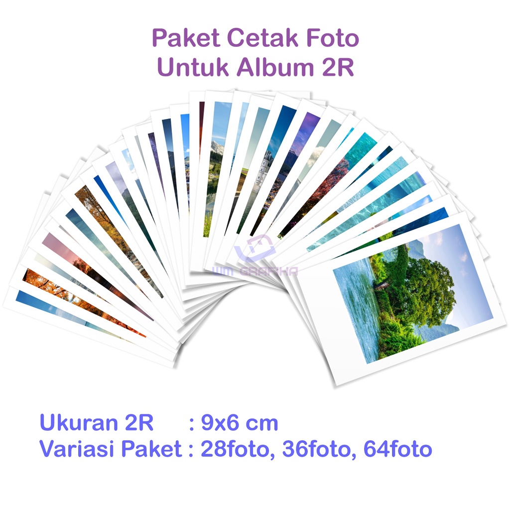 Jual Paket Cetak Foto Glossy Photo Paper Ukuran Standart 2R 9x6 cm ...