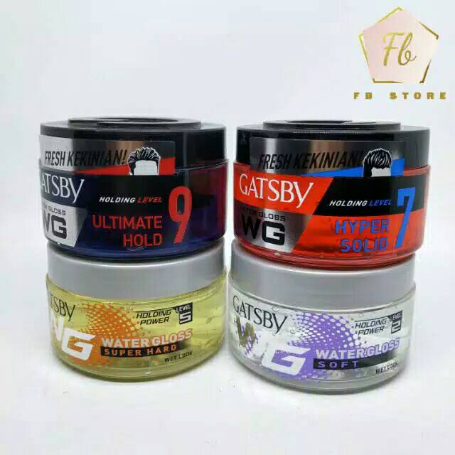 Jual GASBY GEL WG WATER GLOSS HYPER SOFT 75 gr | Shopee Indonesia