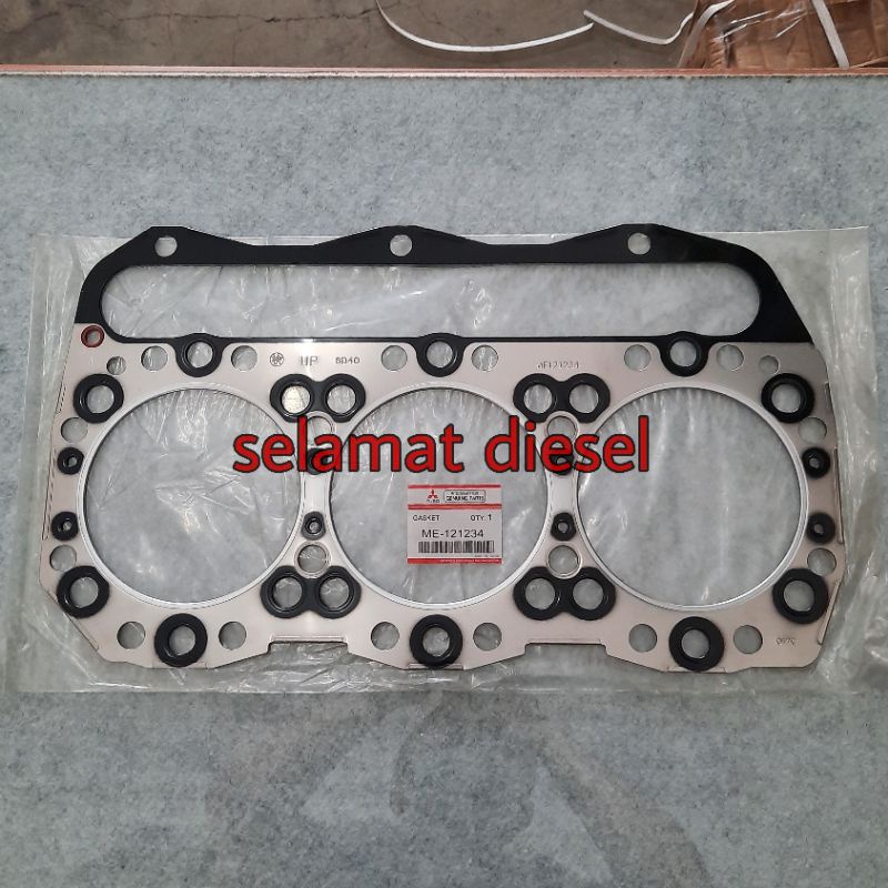 Jual PACKING DEKSEL PAKING GASKET CYLINDER HEAD MITSUBISHI FUSO BUILT UP 6D40 ME121234 | Shopee ...