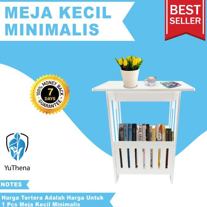 Jual Meja Kecil Meja Kopi Rak Buku Putih Minimalis | Shopee Indonesia