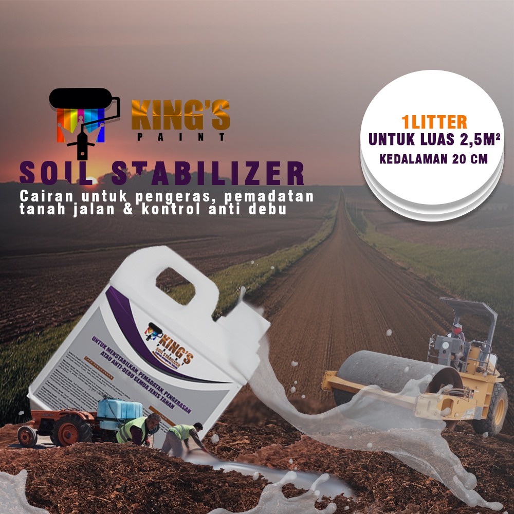 Jual King's Paint Soil Stabilizer 5Liter | Shopee Indonesia