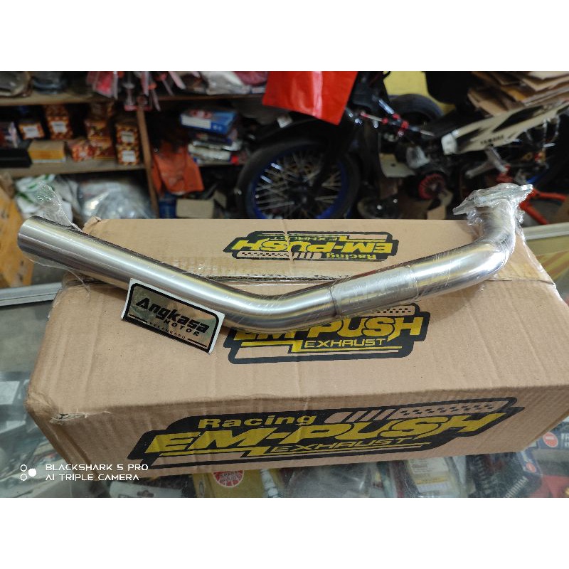 Jual pipa knalpot mp7 regulasi terbaru empush racing inlet 26 luar 28 ...