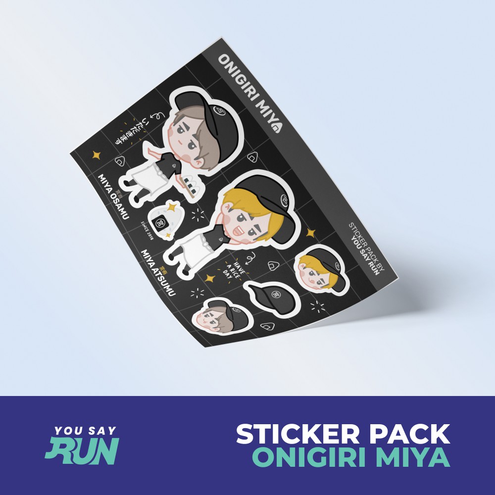 Jual Sticker Onigiri Miya Haikyuu | Shopee Indonesia