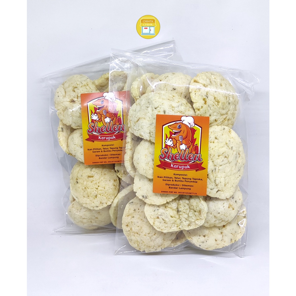 Jual Kerupuk Kulit Shellen Ikan Tenggiri Asli Lampung 200g | Shopee ...