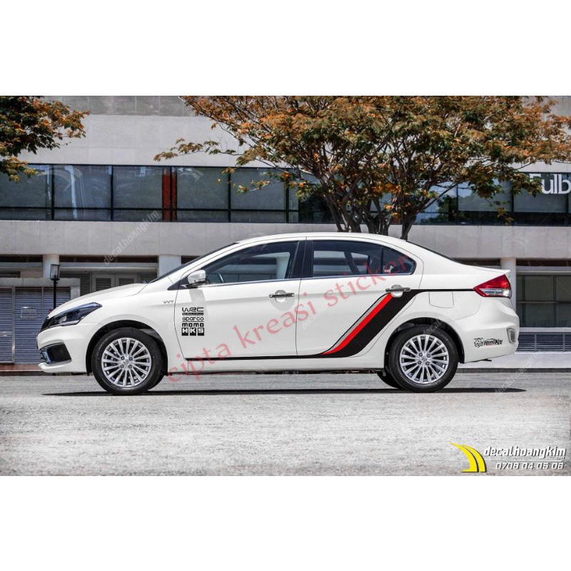 Jual sticker stiker cutting minimalis stiker mobil sedan Vios limo ...