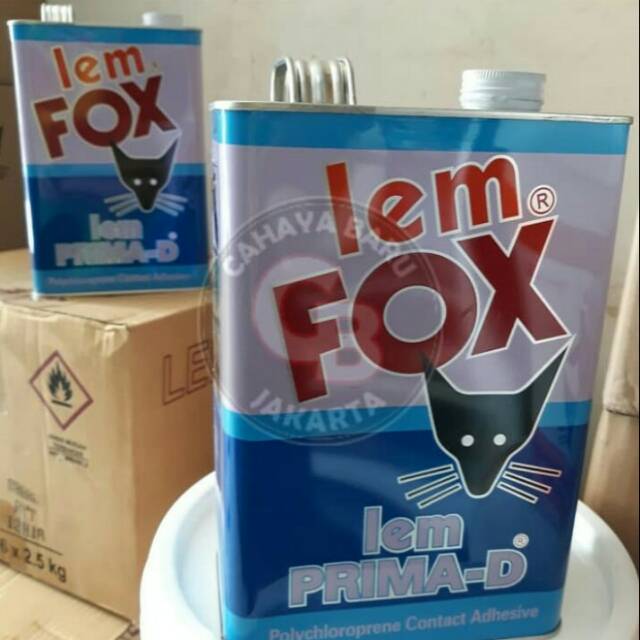 Jual Lem kuning FOX prima-d 2,5kg / galon | Shopee Indonesia
