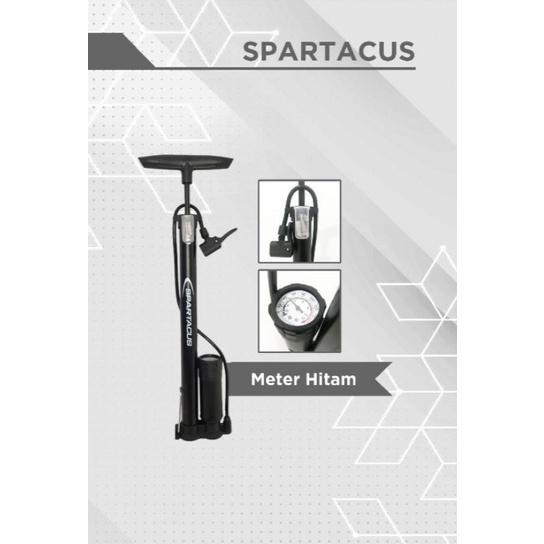 Jual Pompa Sepeda Fixie dan Motor Aloy Hitam merk Spartacus | Shopee ...