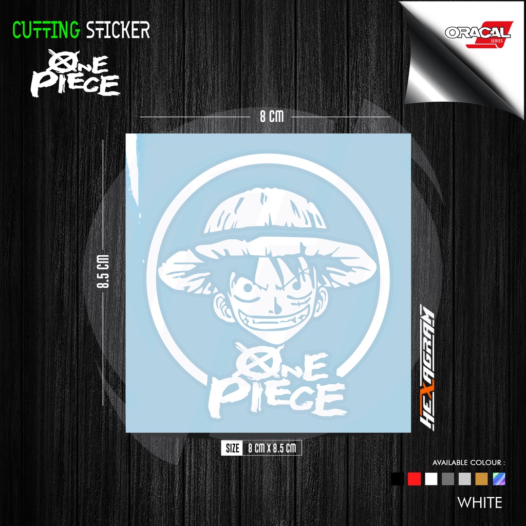 Jual Cutting Sticker ONE PIECE LUFFY | Stiker Cutting ONE PIECE LUFFY ...
