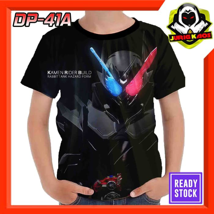Jual Kaos Kamen Rider BUILD Rabbit Tank masked Rider Karakter Tokusatsu ...