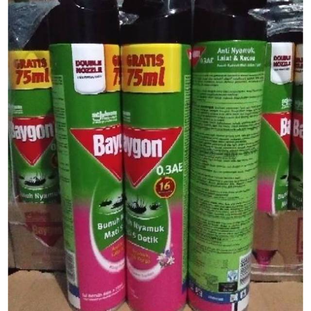 Jual BAygon semprot flower garden 600ml + 75ml | Shopee Indonesia