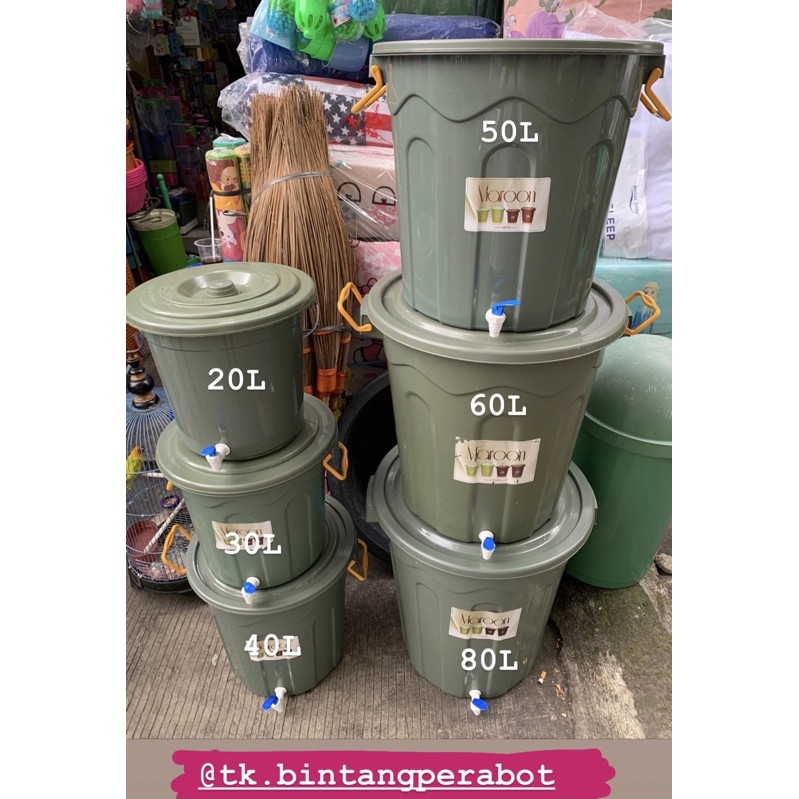 Jual GREAT-Ember + Kran 20,30,40,50,60,80 Liter | Shopee Indonesia