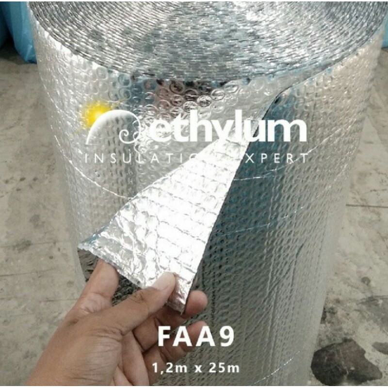 Jual Peredam Atap - Aluminium Foil Bubble FAA9 - Insulasi Atap | Shopee ...