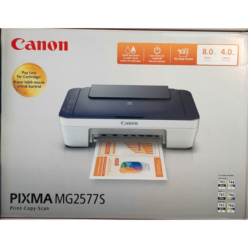 Jual Canon Pixma MG2577s Inkjet Printer (Print, Scan, Copy) | Shopee ...